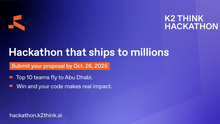 MBZUAI launches K2 Think Hackathon to turn ideas into real world impact - MBZUAI
